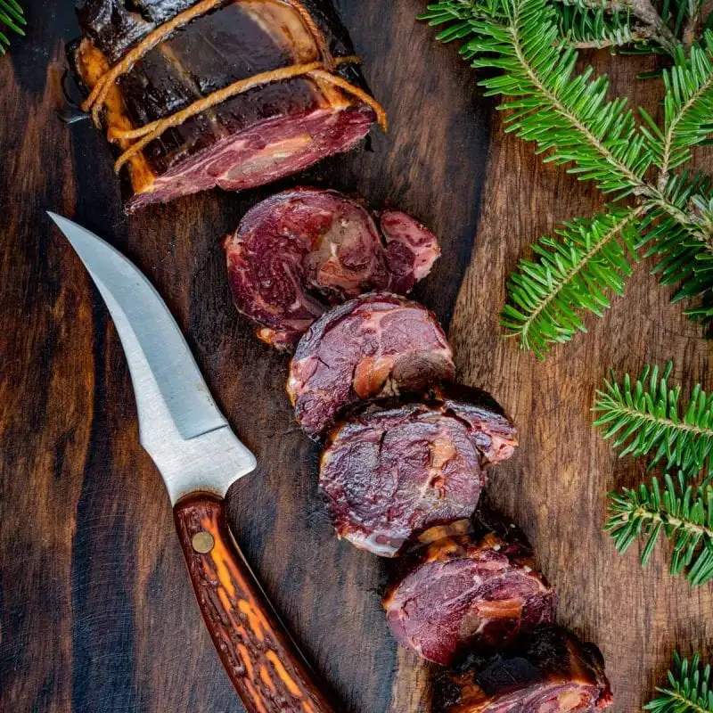 How to Make a Glazed and Smoked Venison Ham
