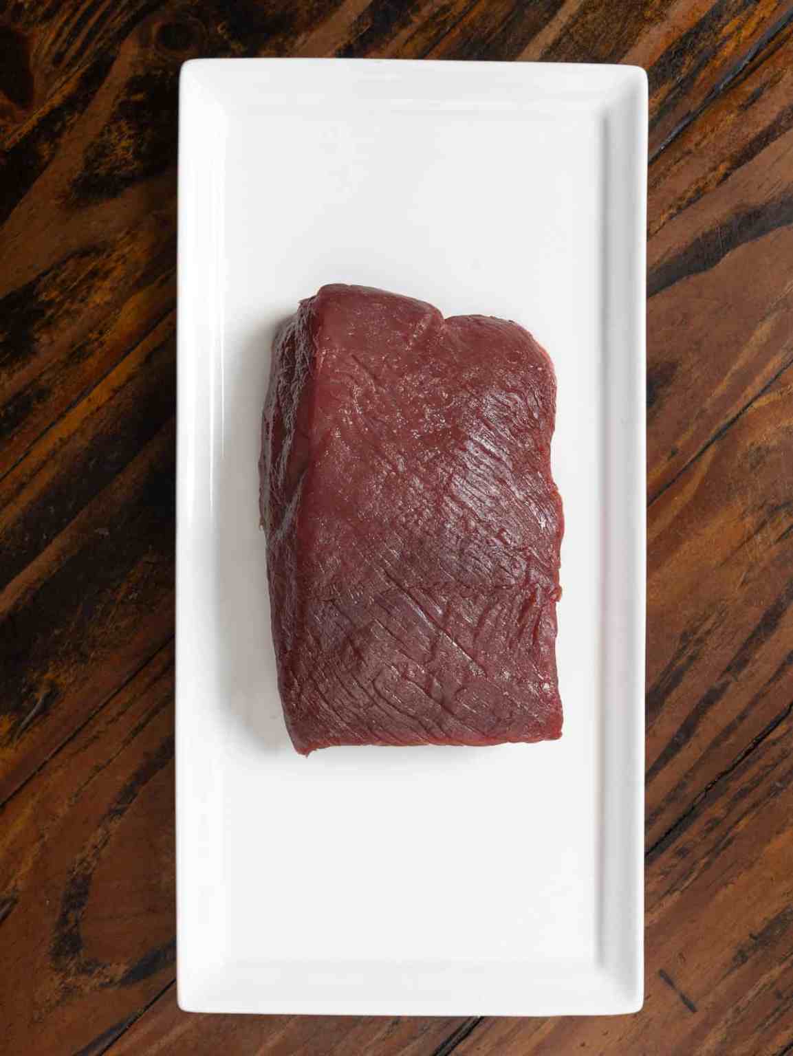 Venison Tartare Recipe with Johnny Cakes and Soft Boiled Eggs